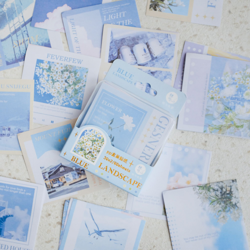 Colorful Landscape Sticker | panmomo.com