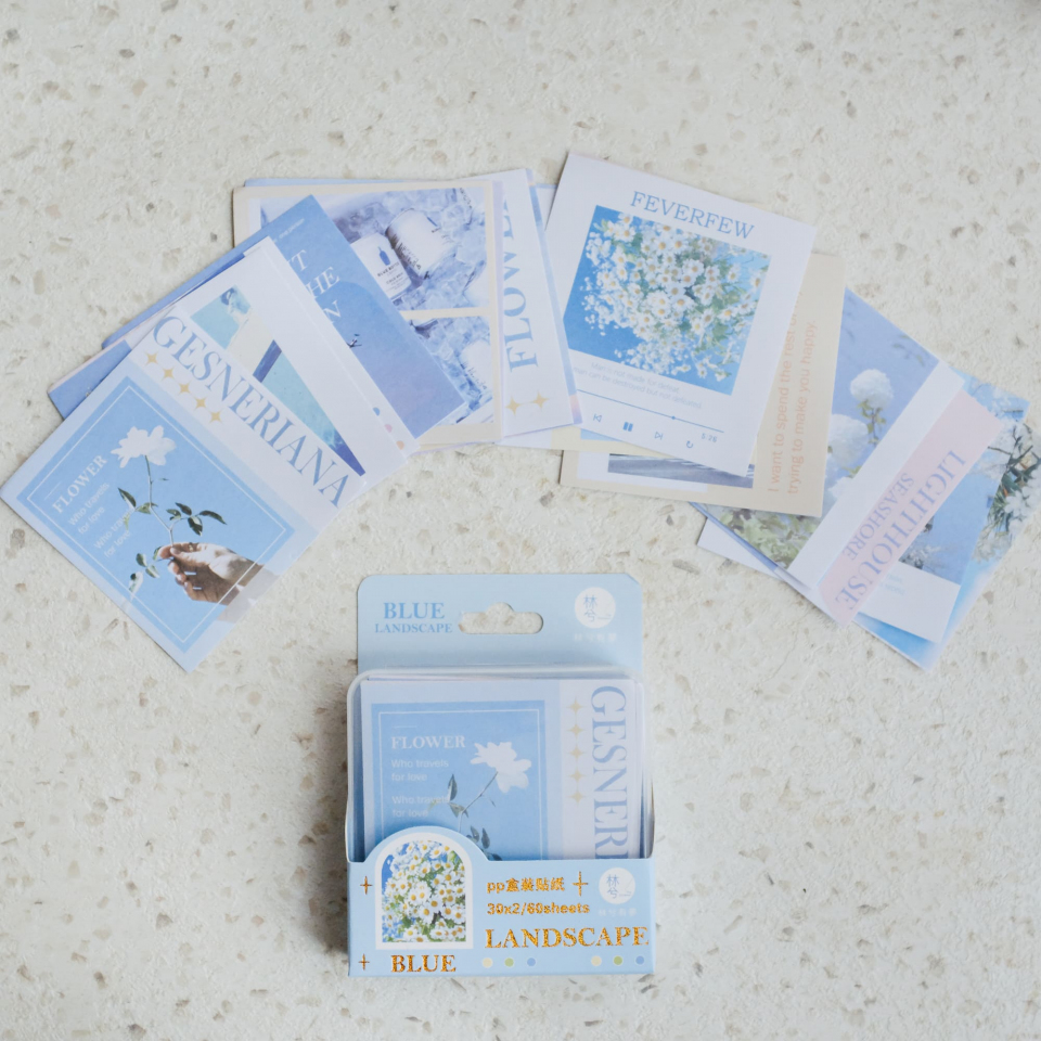 Colorful Landscape Sticker | panmomo.com