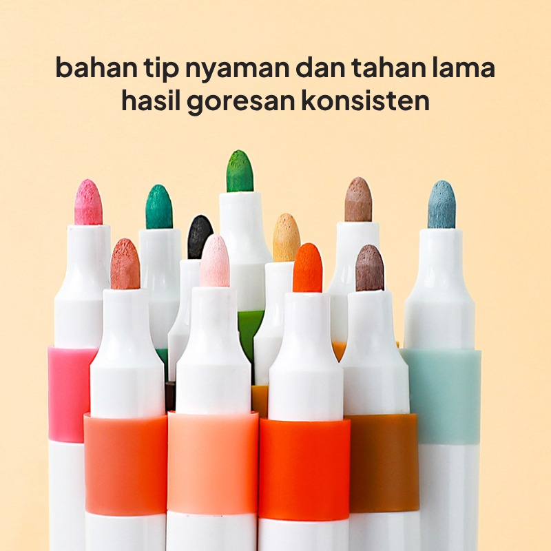 Colorful Graffiti Acrylic Marker Box Set 48pcs | panmomo.com